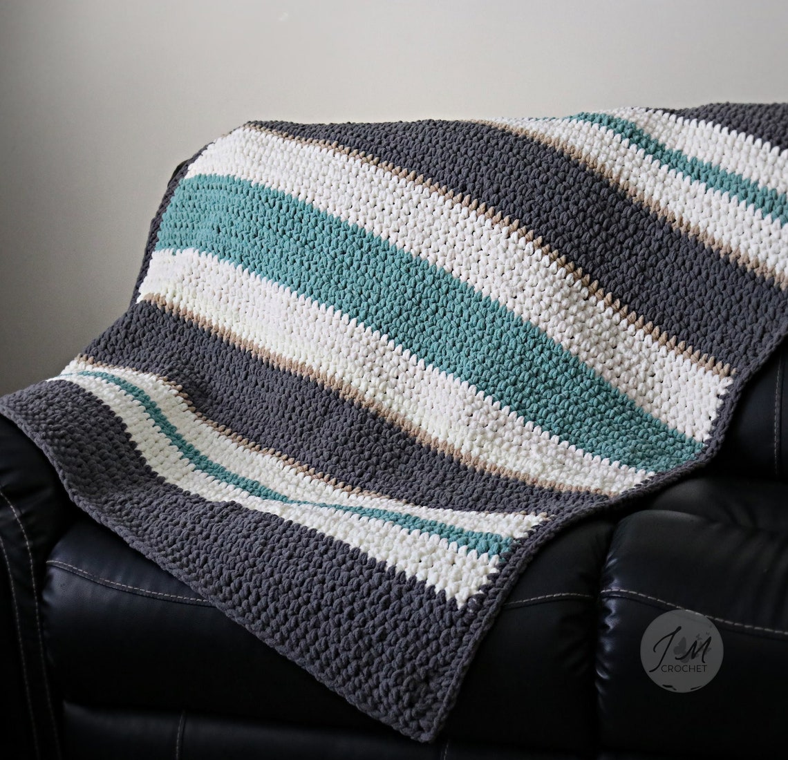 Atlantic Throw Blanket ENGLISH Crochet Pattern: Easy Beginner Guide ...