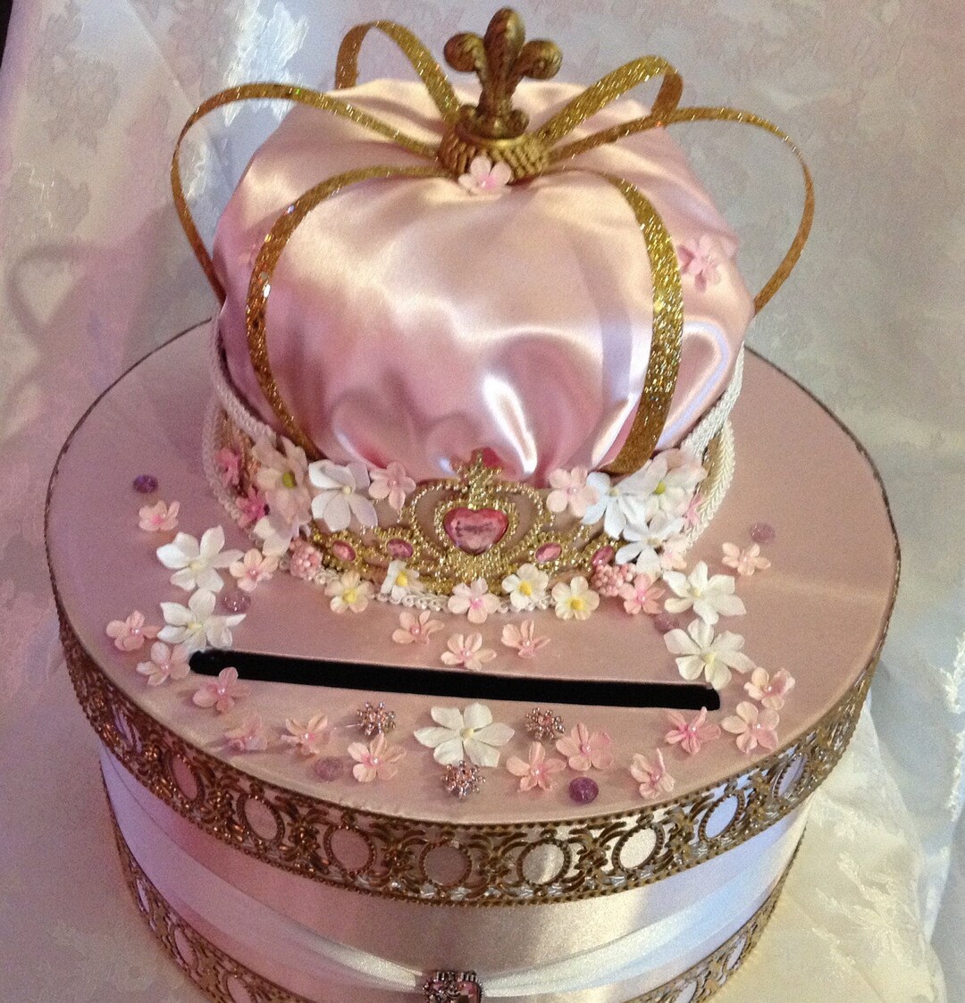 Princess Card Box, Wedding Card Box, Birthday Card Box, Secure Card Box ...