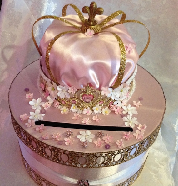 Princess Card Box Wedding Card Box Birthday Card Box Secure - Etsy