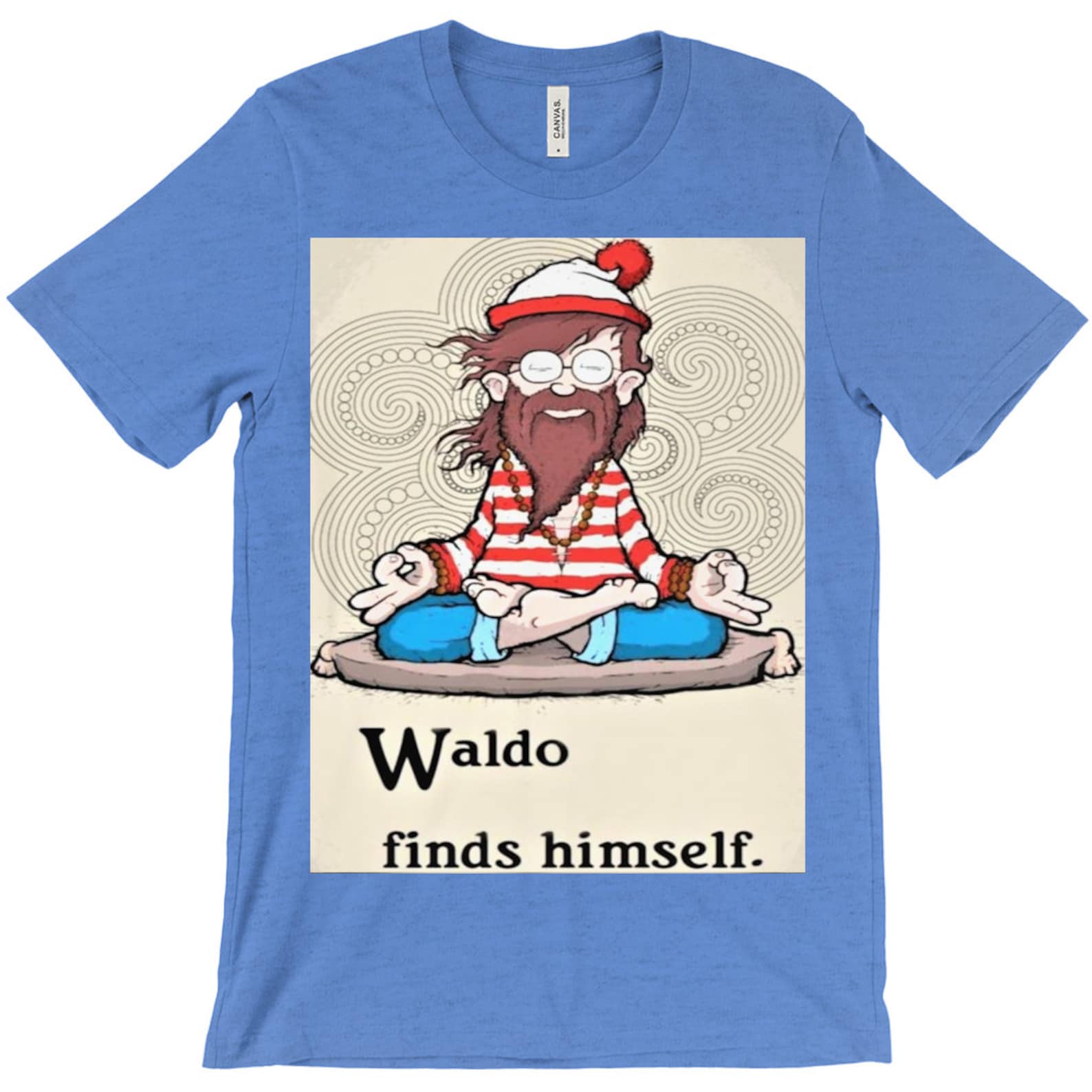 Waldo Has Found Himself! Yoga Cures All. Funny Waldo Yogi Shirt, Funny ...