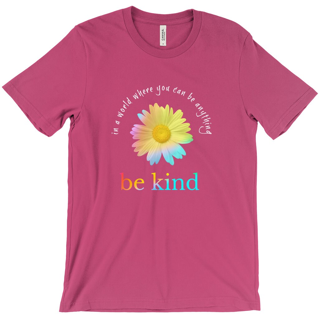 In A World Where You Can Be Anything, Be Kind, Gradient Rainbow Font ...