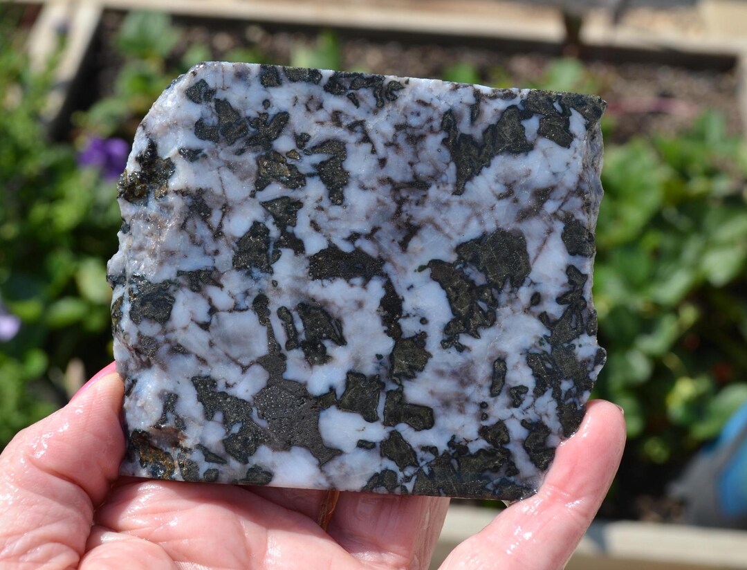 Gabbro mystic Merlinite Slab - Etsy