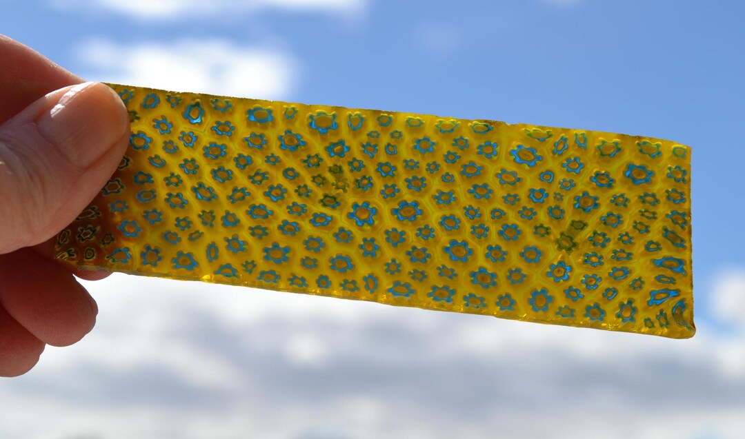 Millefiori Glass Slab - Etsy