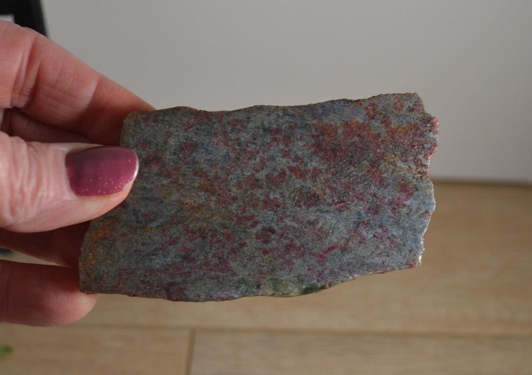 Ruby in Kyanite Slab - Etsy
