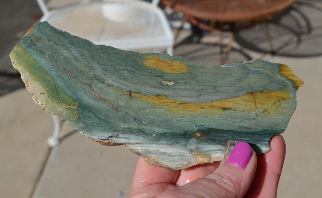 Gary Green Jasper larsonite Slab - Etsy