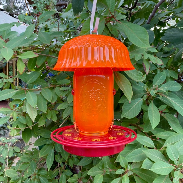 Bird Feeder and Glass Jar - Etsy