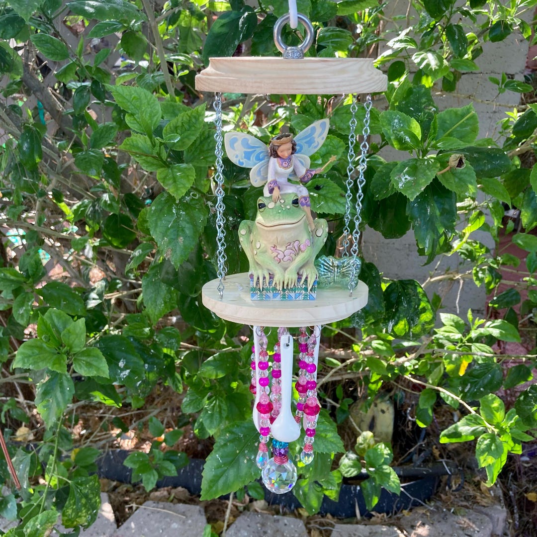 Wind Chimes: Resin Fairy Crystal Prism Rainbow Maker - Etsy