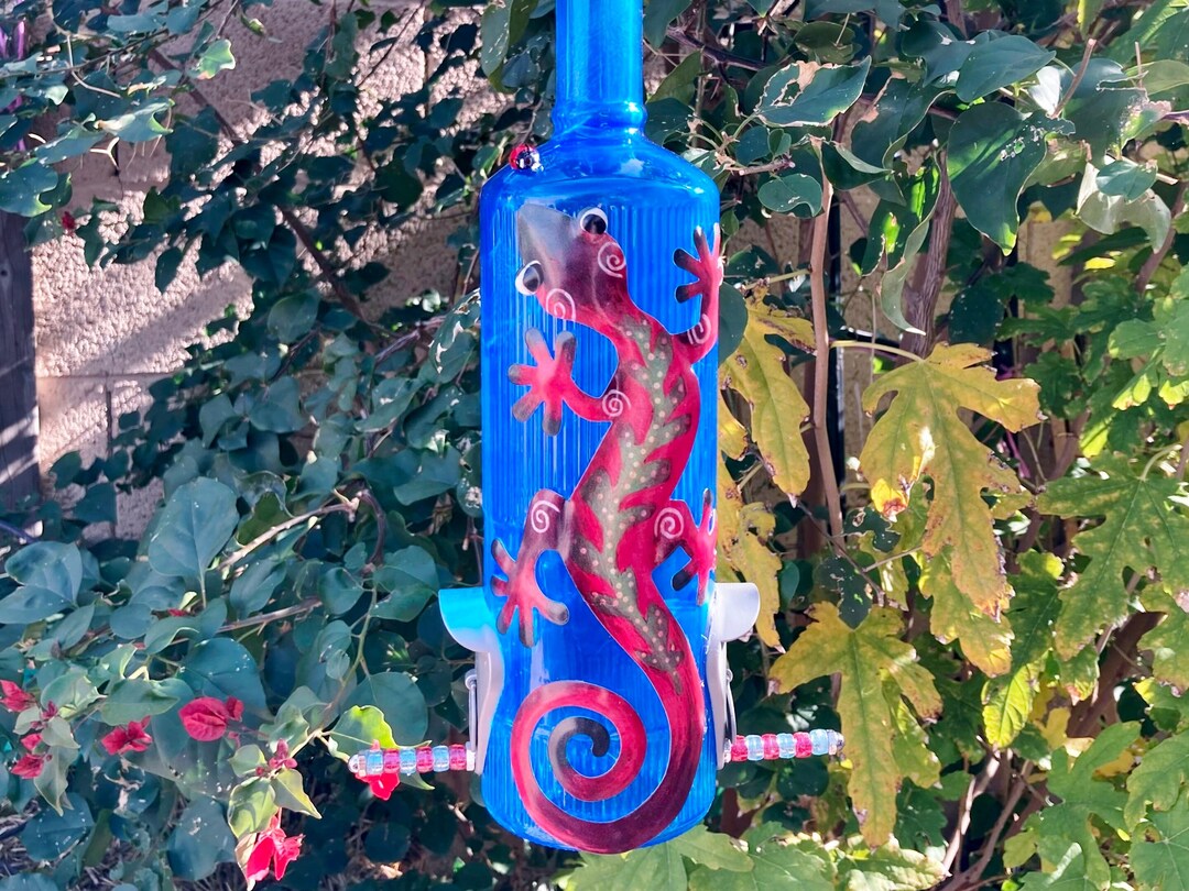 Bird Feeder Finch Feeder Metal Gecko Thistle Feeder Metal Perch Garden Art T For Mom