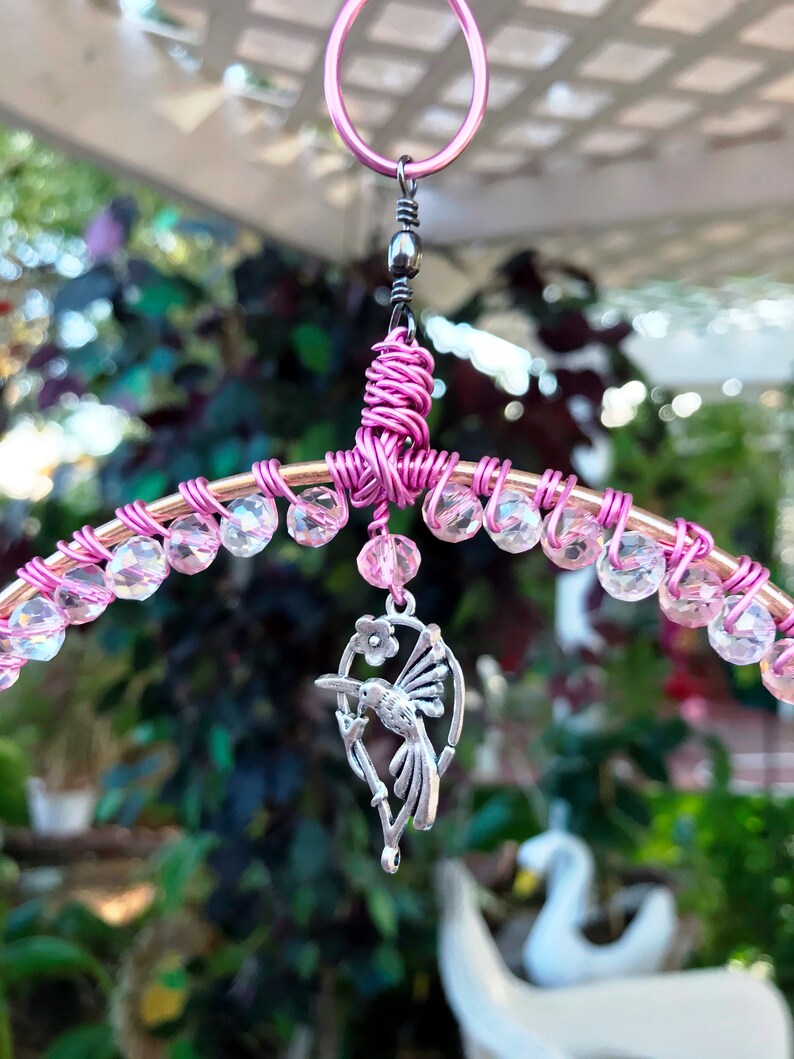 Hummingbird Swing Small Bird Swing Hummingbird Perch Swing | Etsy