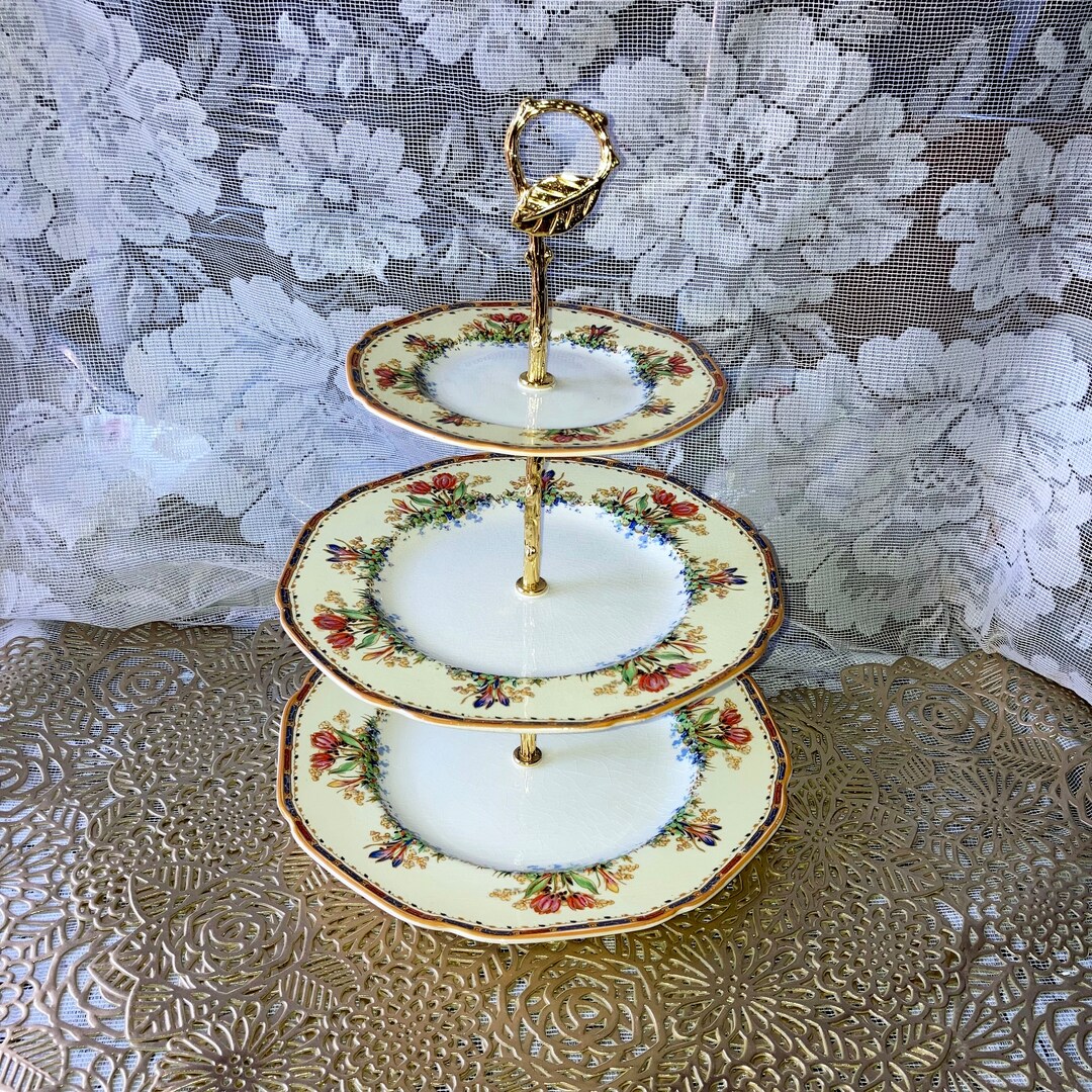 Cake Stand, Tiered Cake Stand, Cupcake Server, China Cake Stand ...