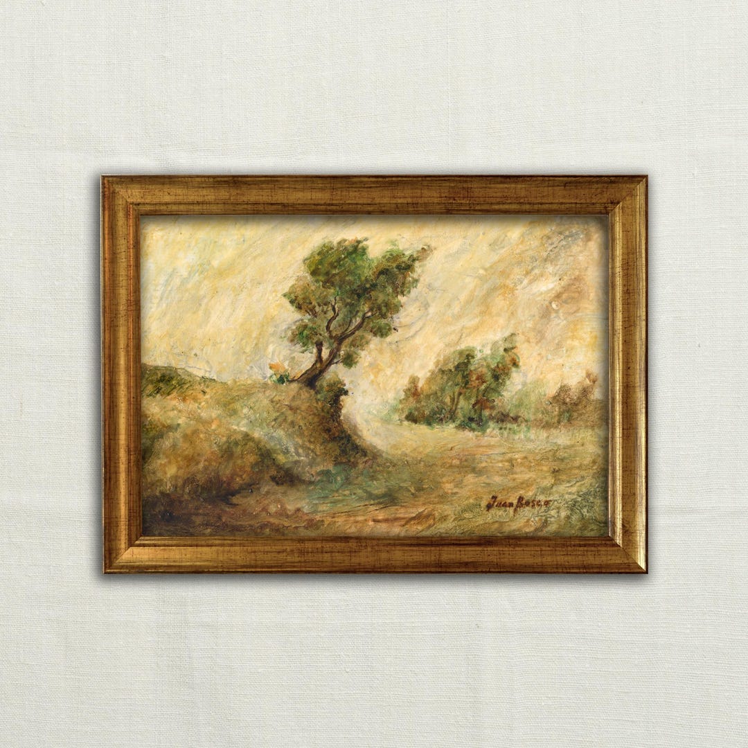 Real Oil Painting, NOT A PRINT - Landscape Art, Oil Trees, Forest Oil ...