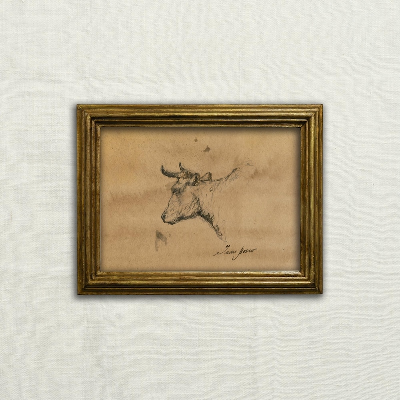 Original Cow Paintings - Etsy