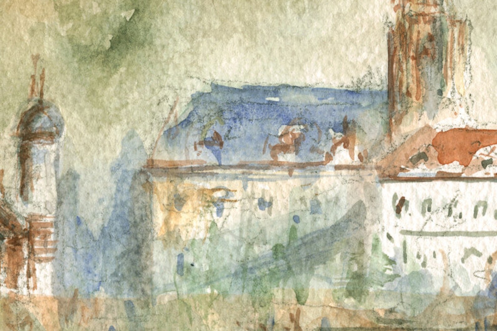 PRINT- Heidelberg Castle - Heidelberg Painting -germany - Heidelberg ...