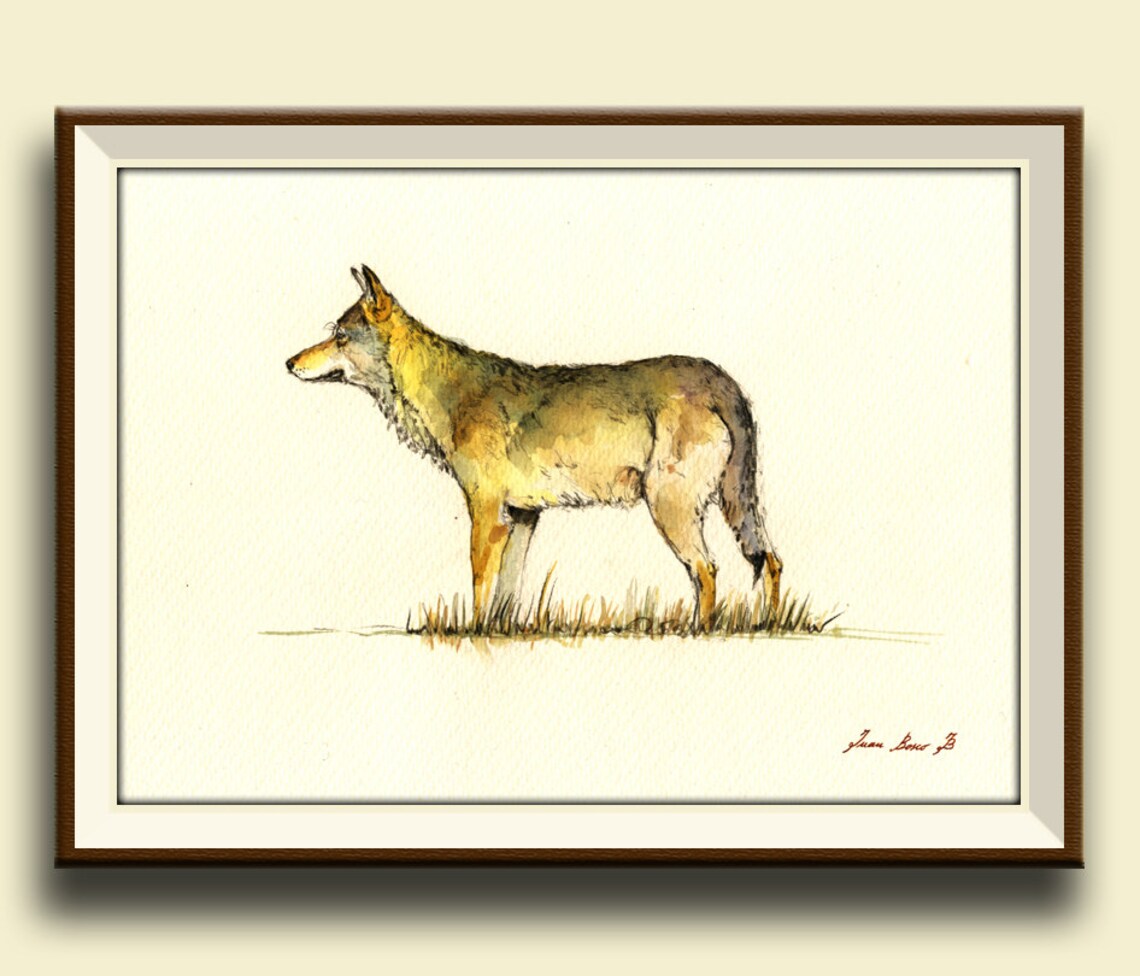 Print-wolf Wolves Art Print Watercolor Painting Art Wall Head - Etsy