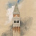 St Mark's Campanile Classic Watercolor Drawing, Venice Grand Canal ...