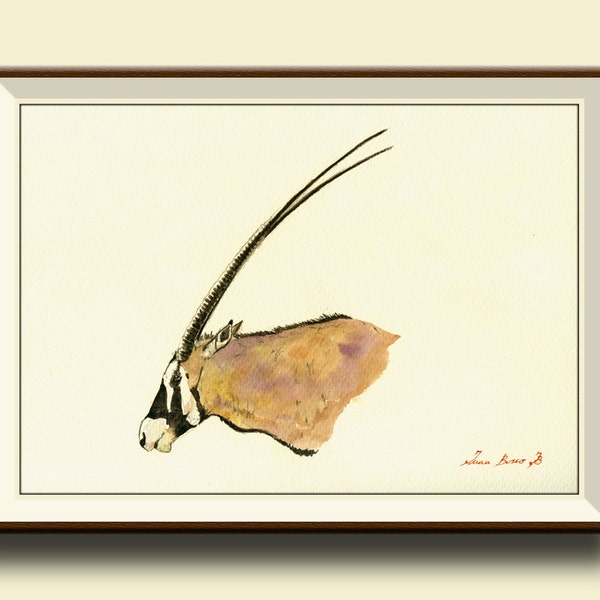 Antelope Print - Etsy