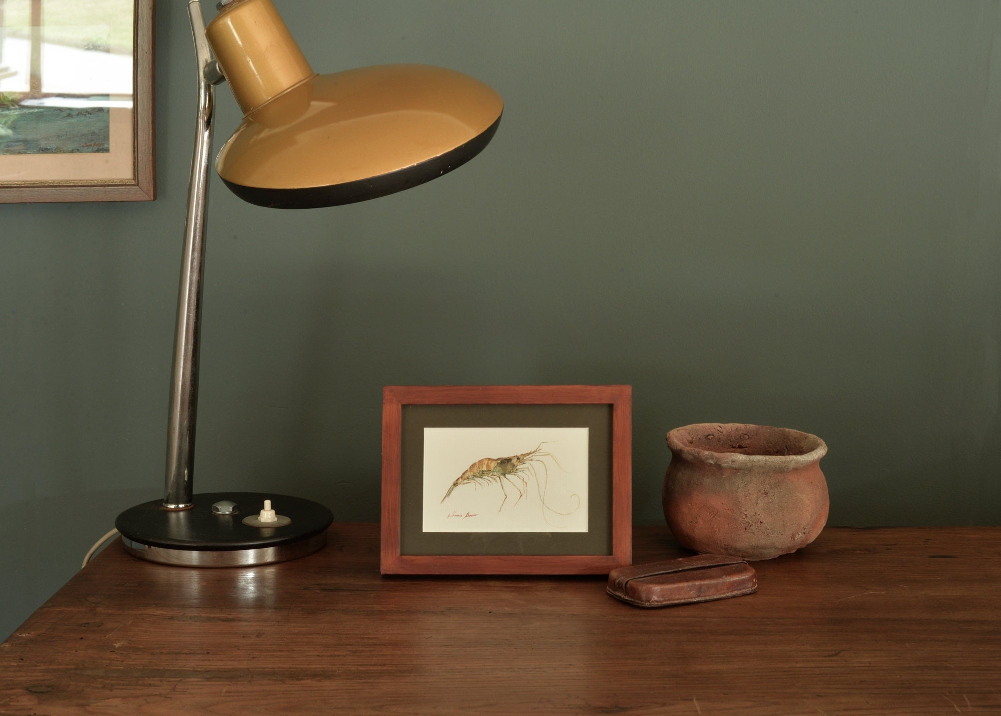 PRINT -prawn Painting, Shrimp Seafood Watercolor Art, Prawn Print ...