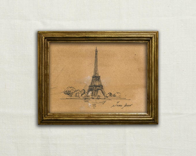 Vintage Original T. Carson Oil on Canvas Impressionist Painting of ...