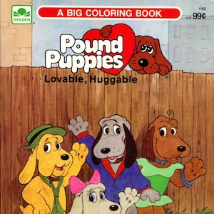 coloring pages of pound puppies episodes