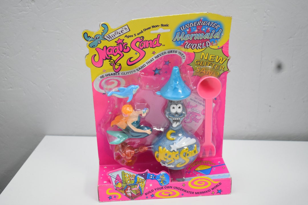 1990s Moose Magic Sand Underwater Mermaid World Glitter Sand Set NIP ...
