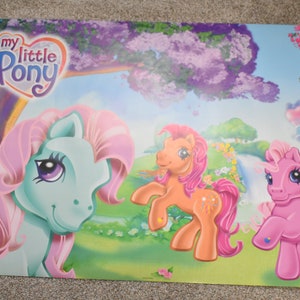 Vintage My Little Pony G3 MLP Wall Poster Paper Poster 2003 - Etsy