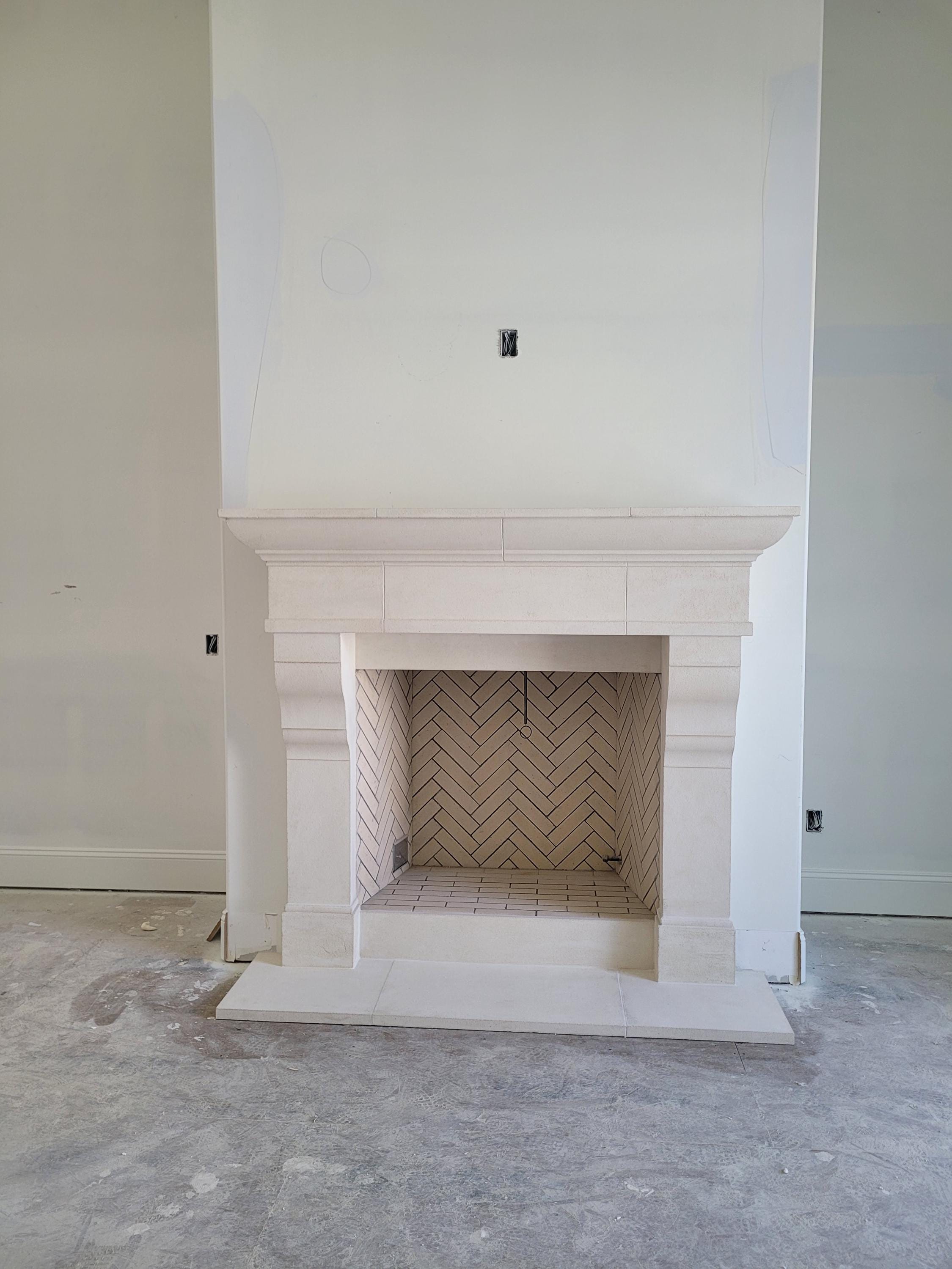 Cast Stone Fireplace Surround - Etsy