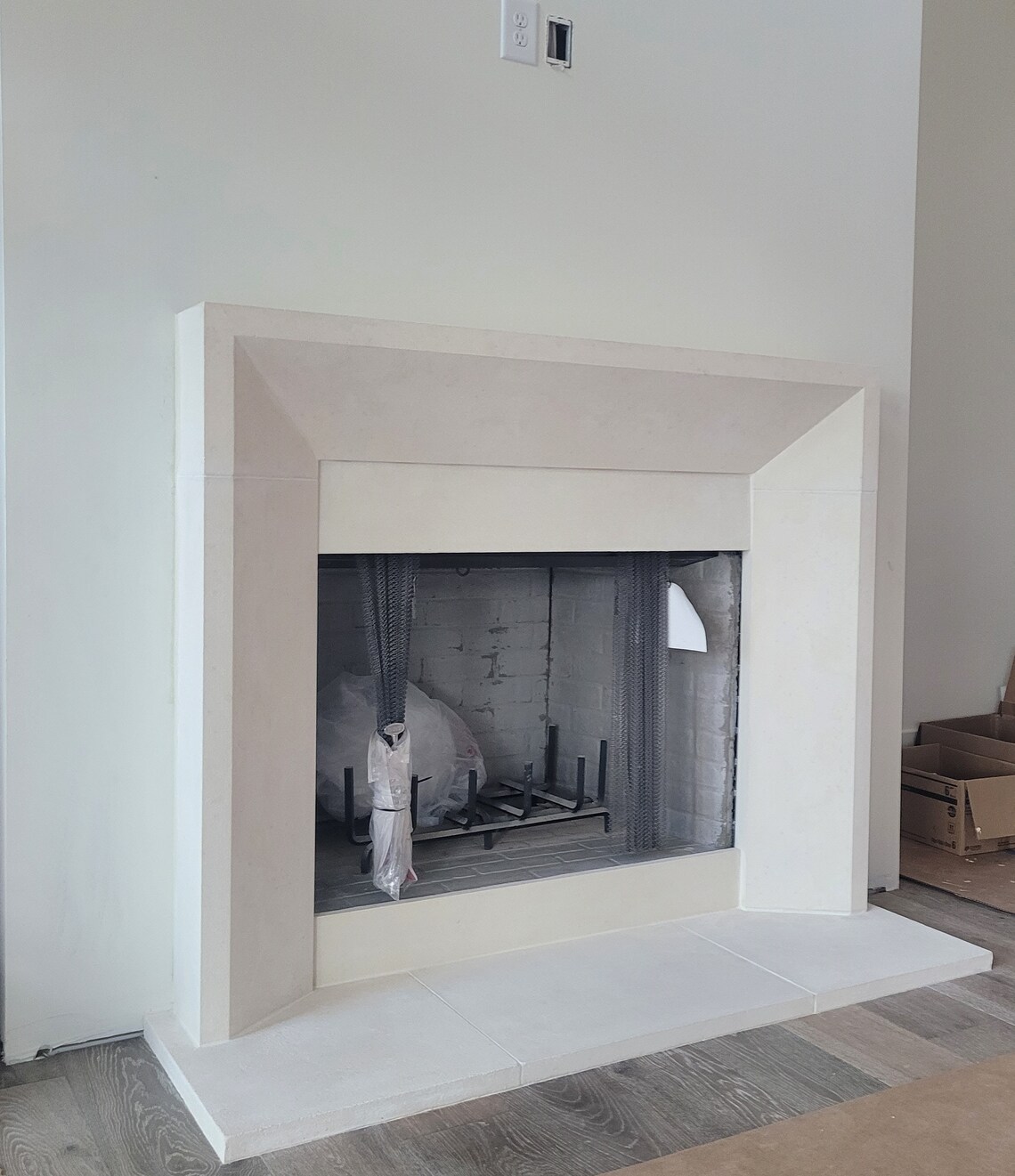 Cast Limestone Mantel Surround - Etsy