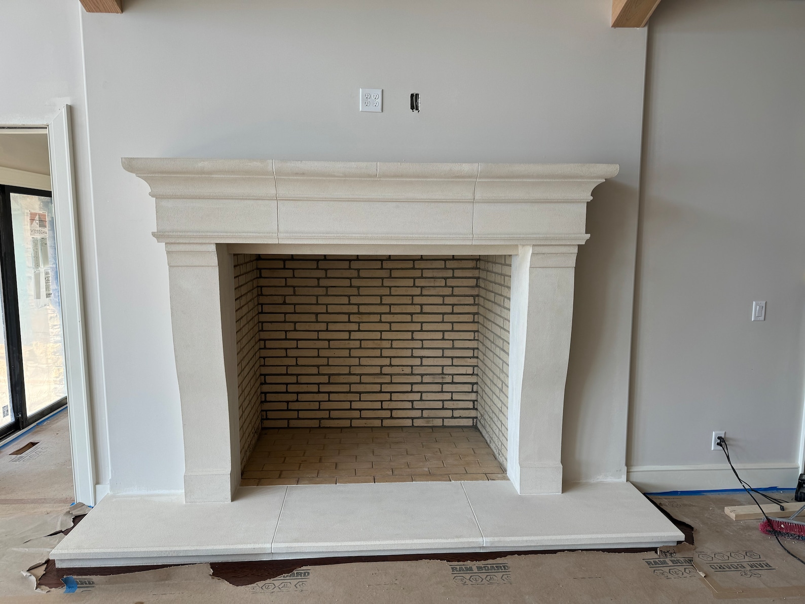 Cast Limestone Fireplace Surround - Etsy