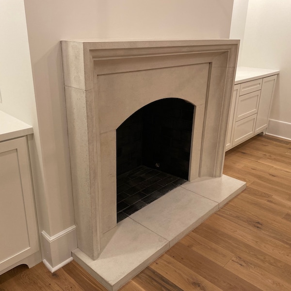 Limestone Fireplace Surround - Etsy