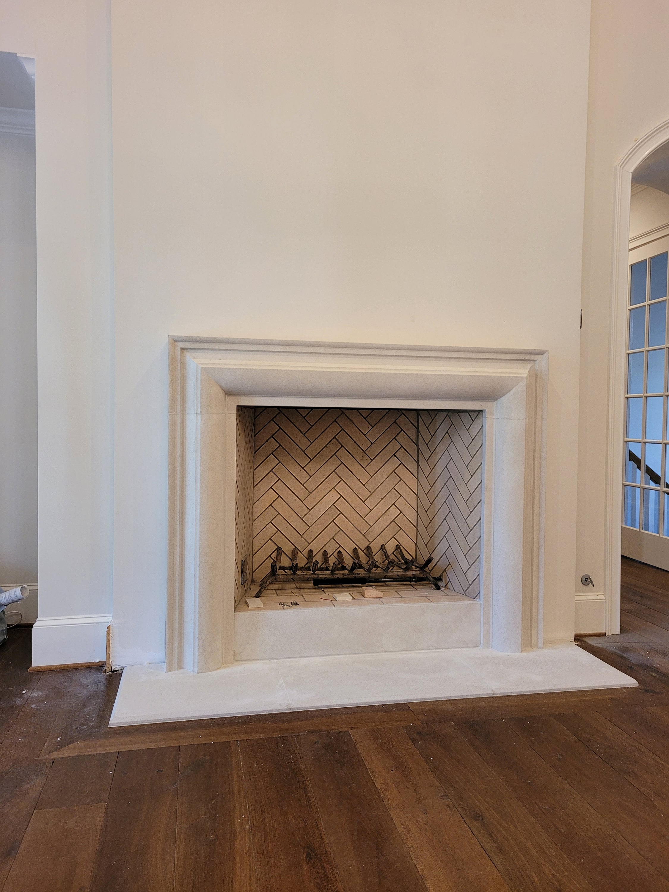 Modern Cast Stone Fireplace - Etsy