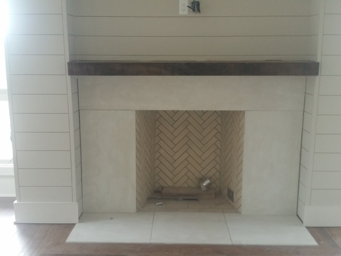 Modern Cast Limestone Fireplace Surround - Etsy