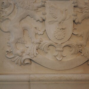 Cast Stone Royal Crest Wall Plaque Decor - Etsy