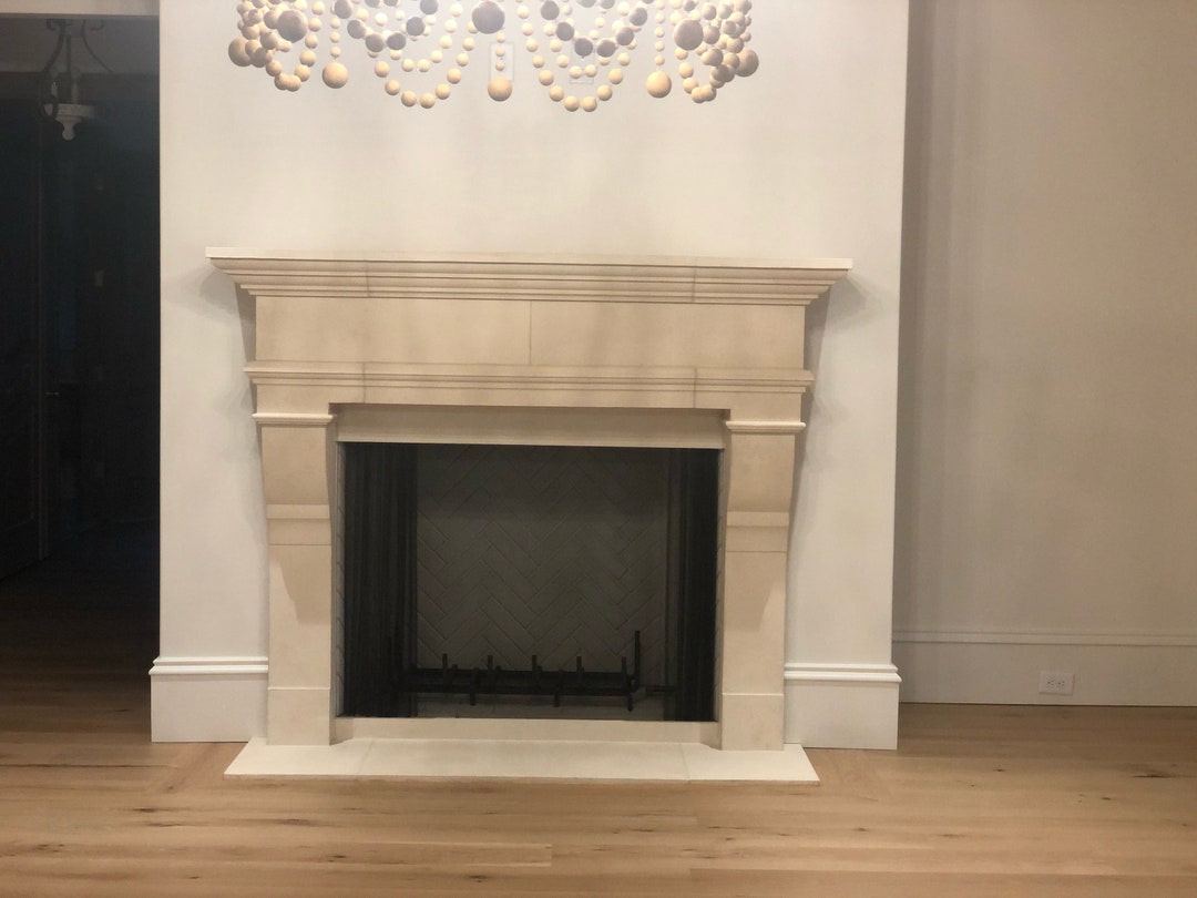 Cast Stone Fireplace Surround - Etsy