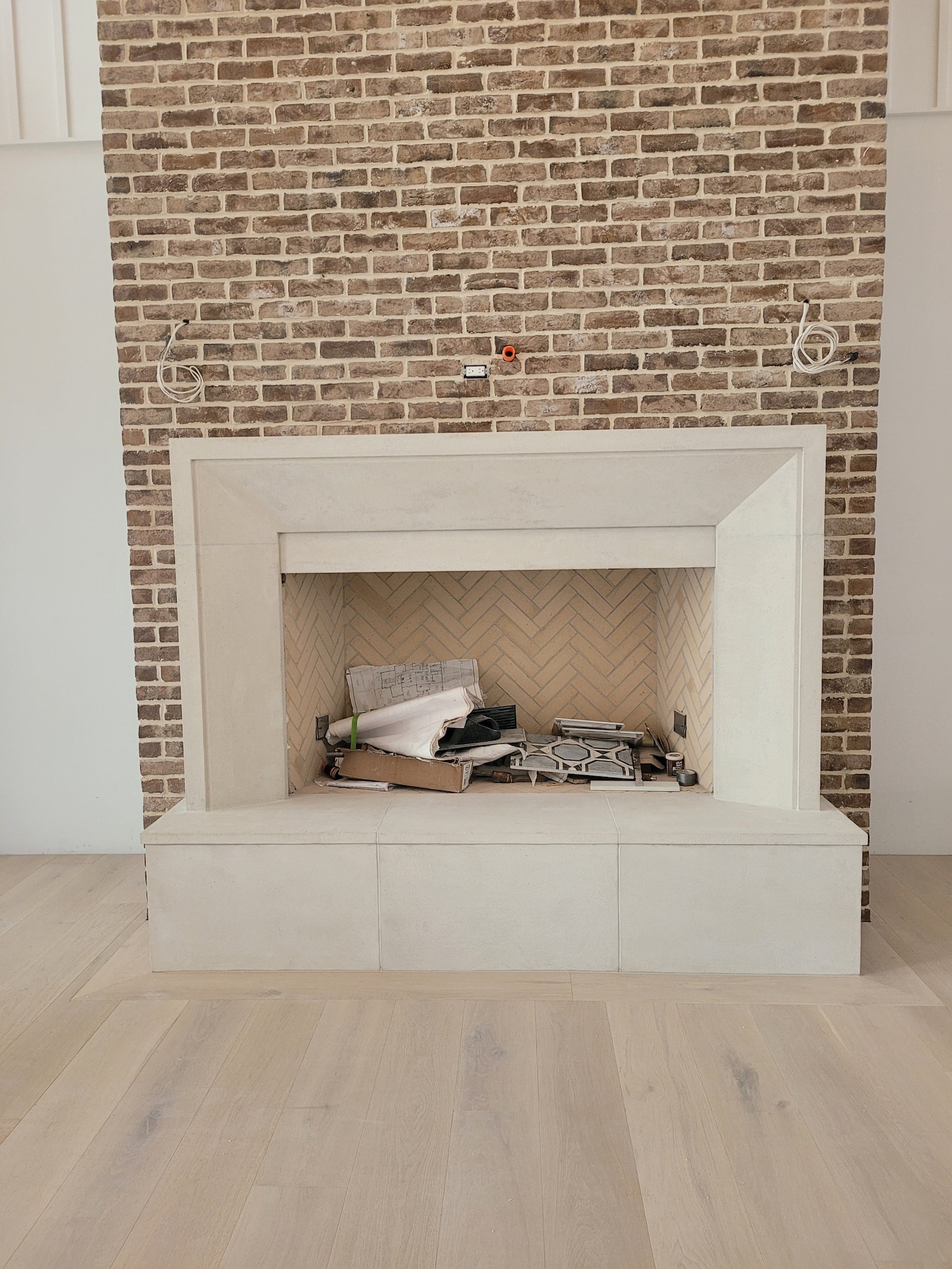 Cast Limestone Fireplace Surround - Etsy