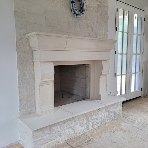 Cast Stone Fireplace Surround - Etsy