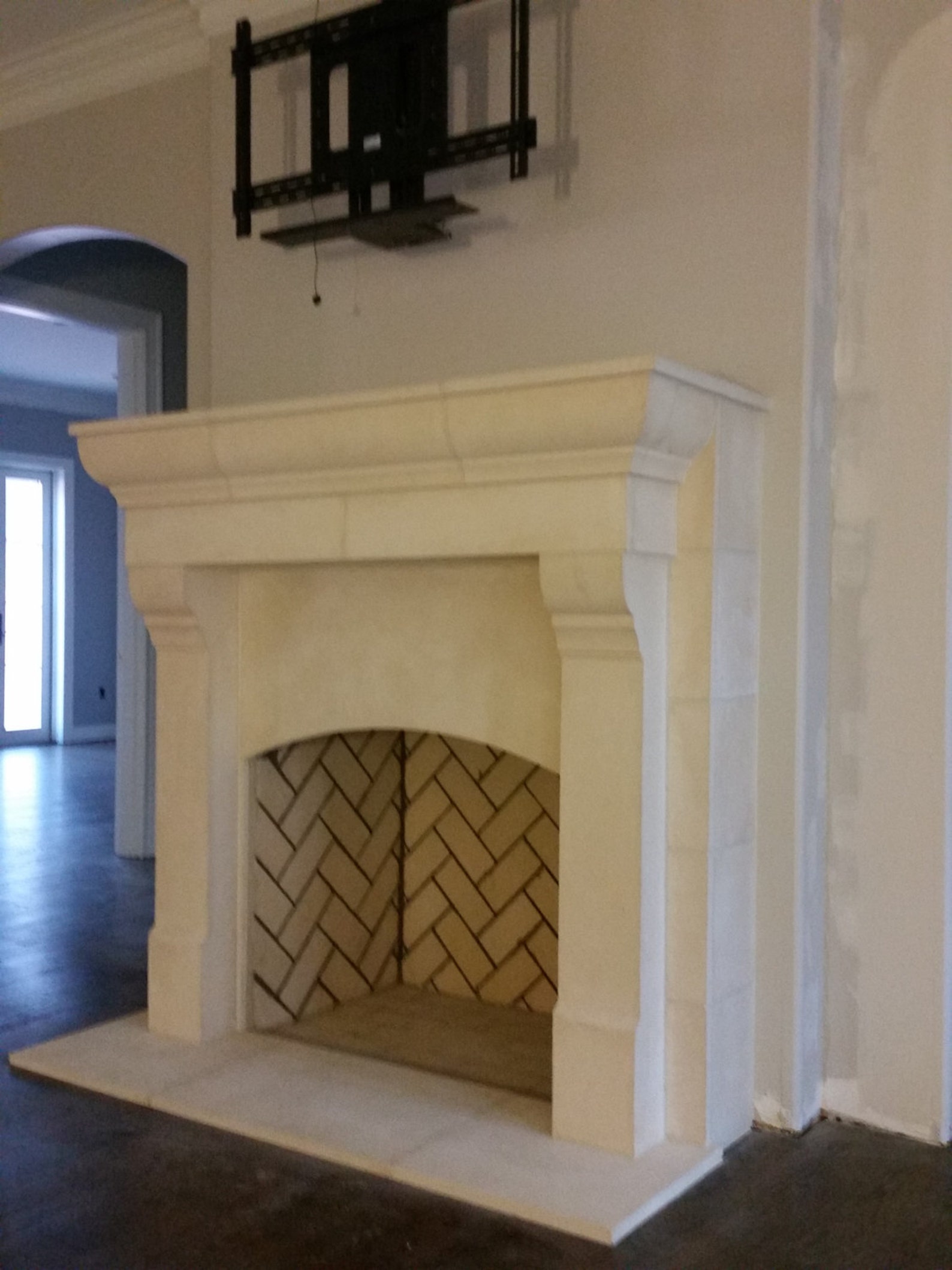 Custom Limestone Fireplace - Etsy