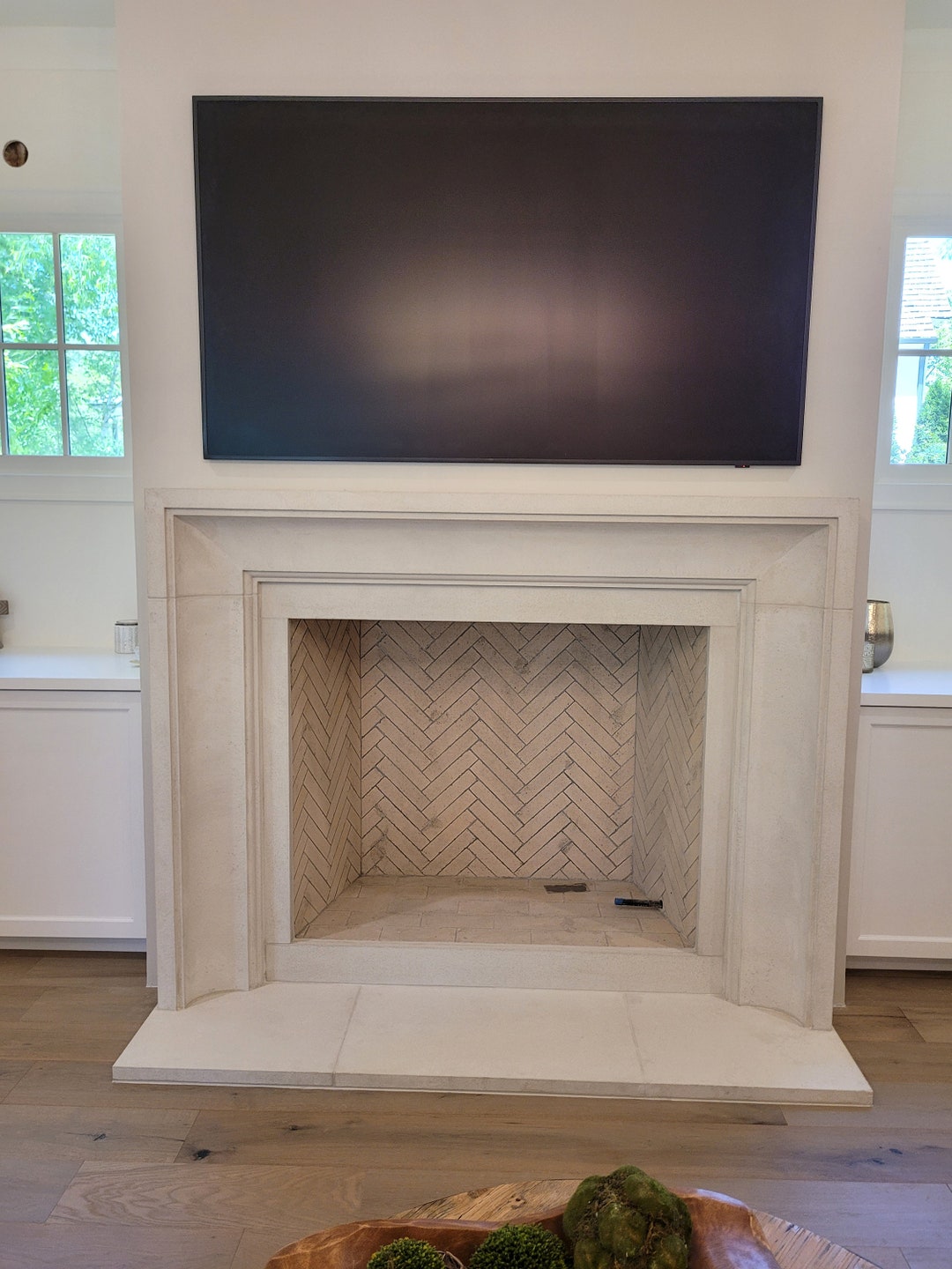 Custom Cast Limestone Fireplace Mantels - Etsy