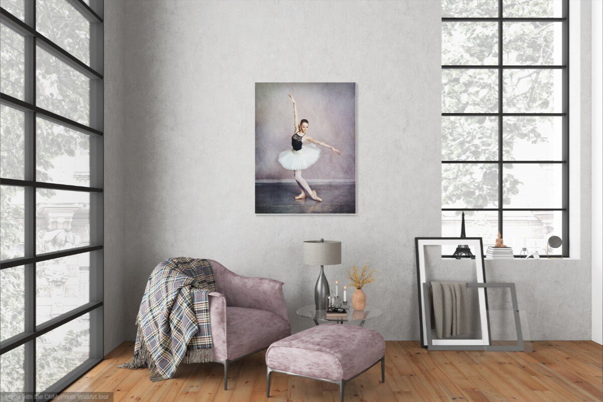Neo-classique Ballerina Fine Art Print, Ballet Dancer Wall Decor, Dance ...