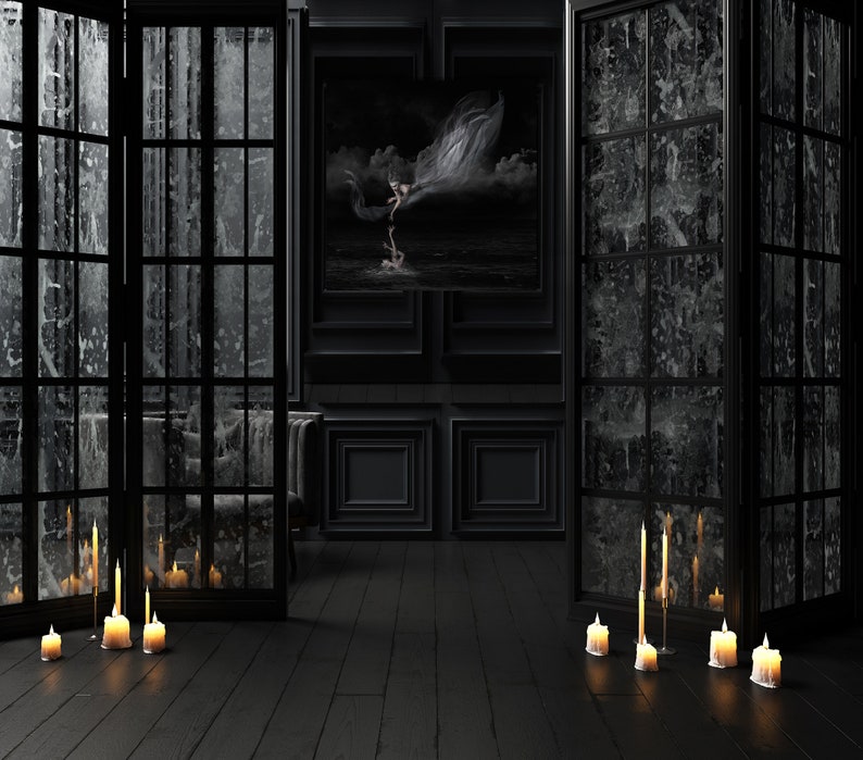 Gothic Wall Art-wall Art-gothic Home Decor-halloween - Etsy