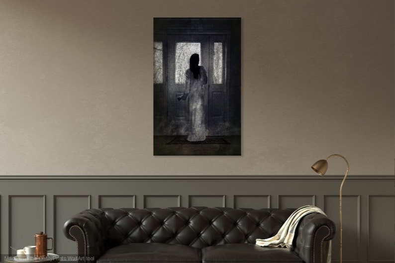 Gothic Moody Atmospheric Ghostly Halloween Wall Art-halloween Decor ...