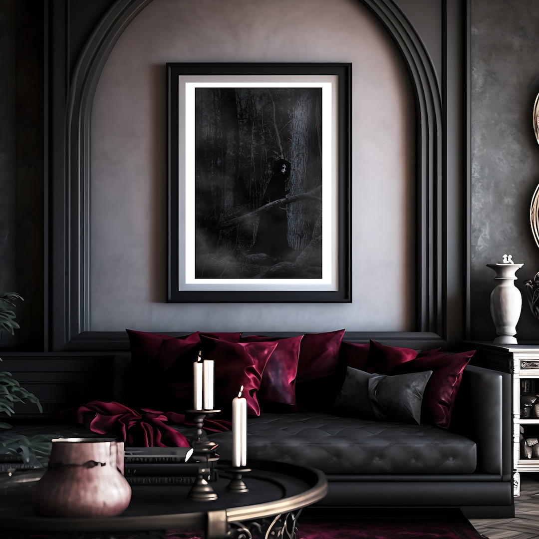 Witch-pagan Halloween Dark Art Wall Decor Giclee or Canvas - Etsy