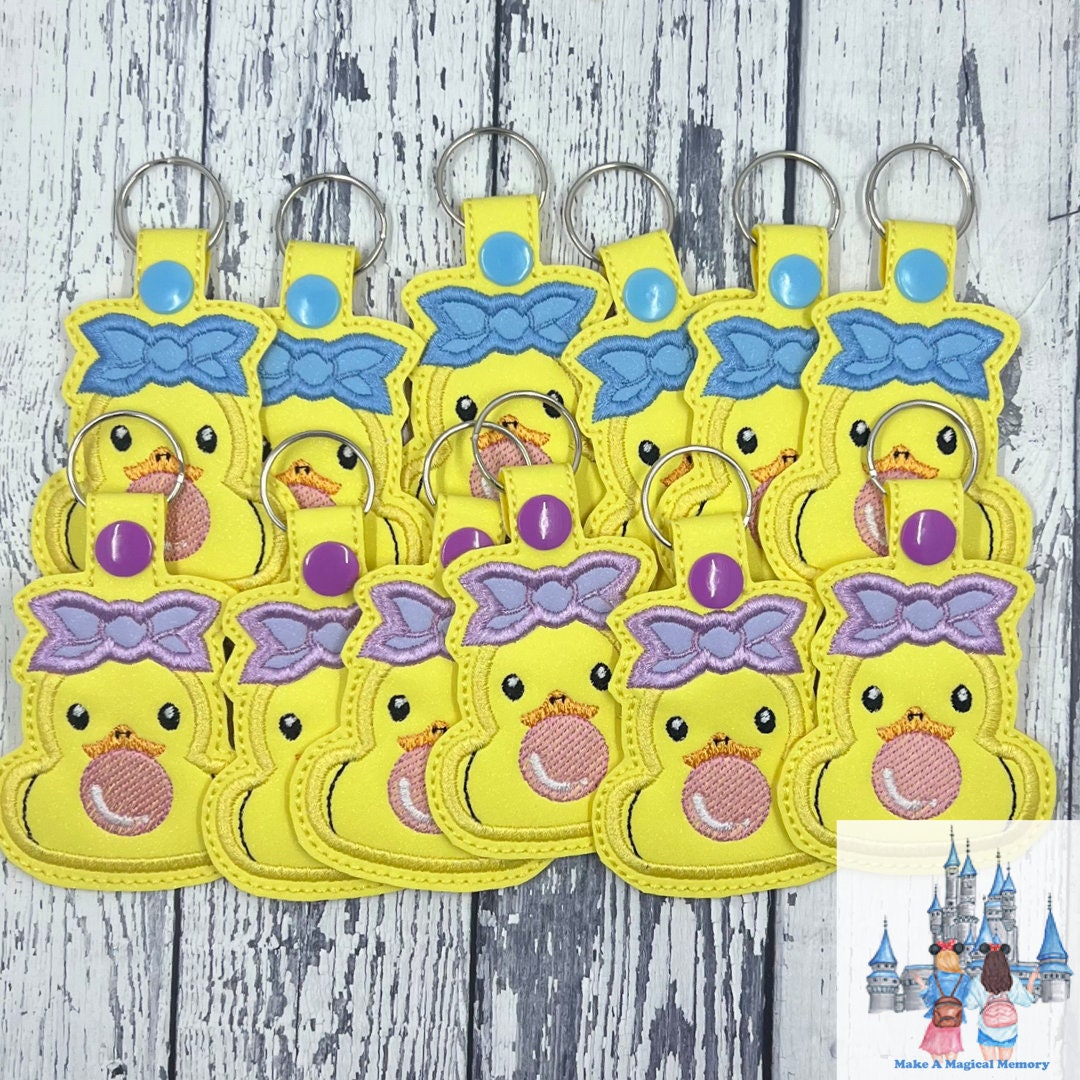 Cruising Ducks With Bubble Keychain 6 Pack - Etsy