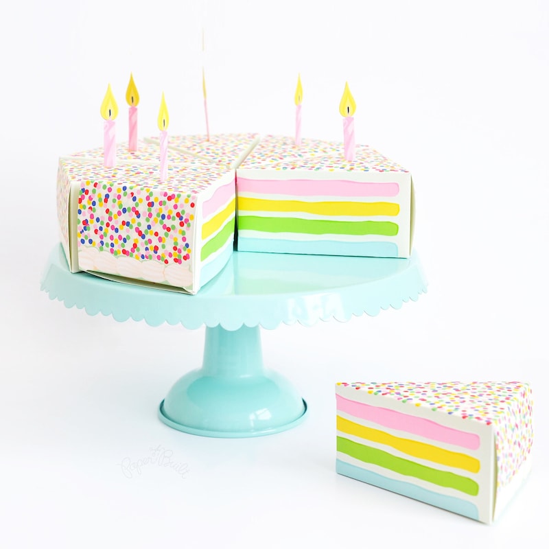 Cake Slice Box - Etsy