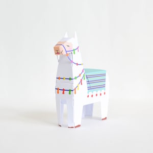 Llama Favor Box: Fiesta Party Decoration, Paper Toy - Etsy