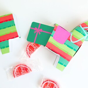 Festive Piñata Gift Box, Holiday Piñata Gift Card Holder, Christmas ...