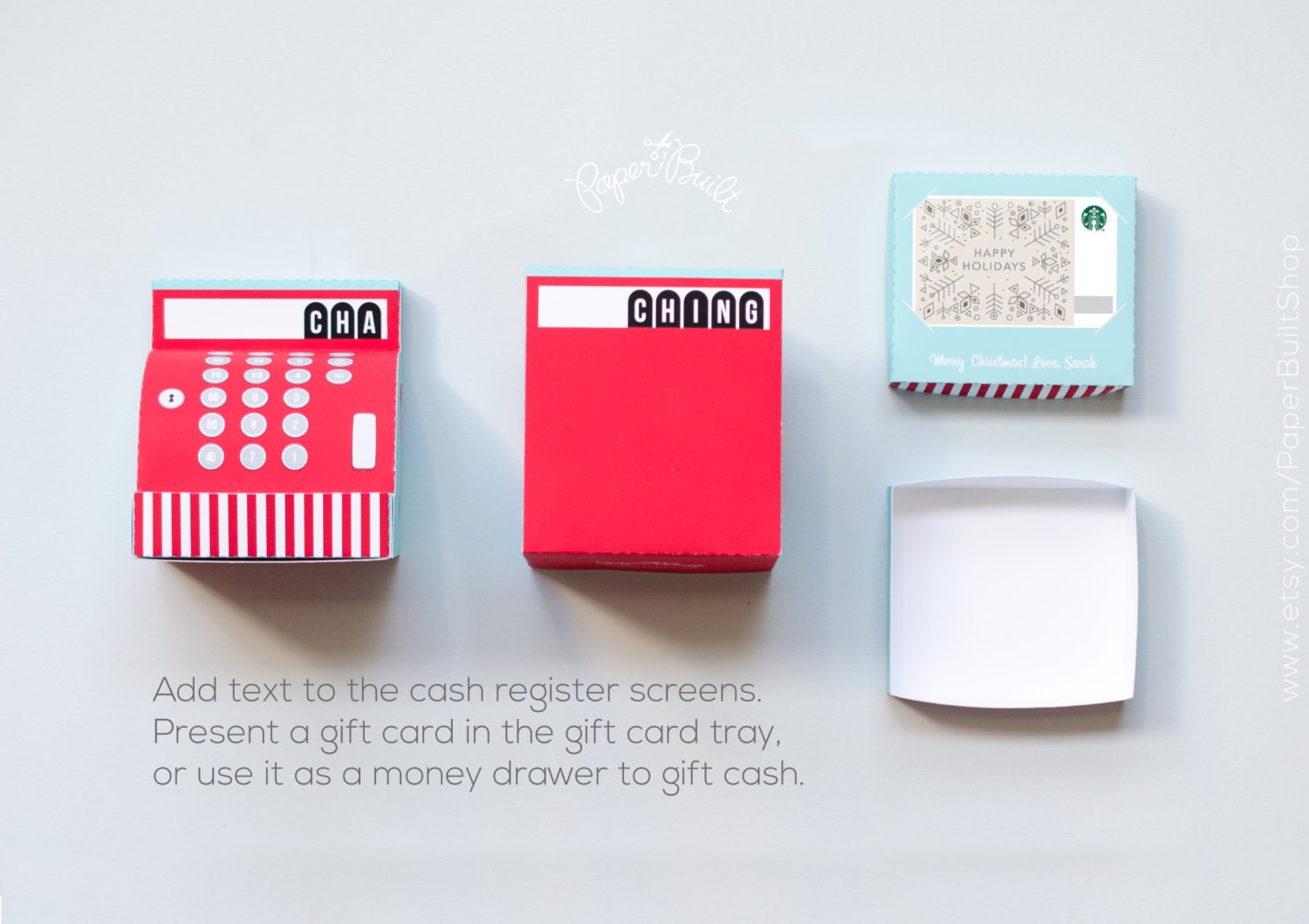 Cash Register Gift Card Box Cash Gift Money Gift Gift - Etsy