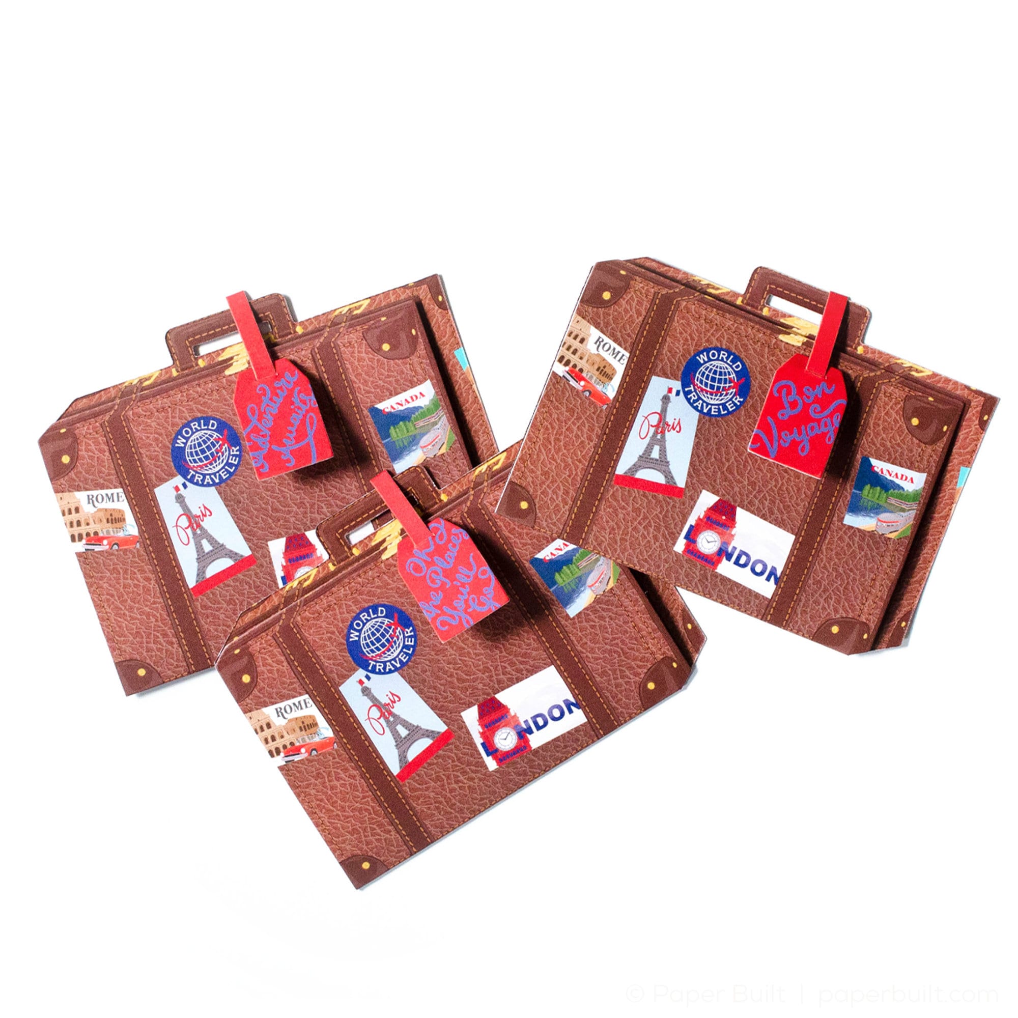 Special Vintage Suitcase Card Congratulations Card Die-cut - Etsy