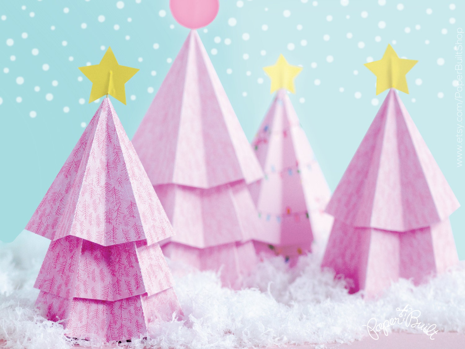 Christmas Decor Christmas Tree Favor Box Kit Holiday Tree - Etsy