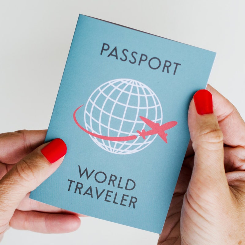 Passport Invitation - Etsy