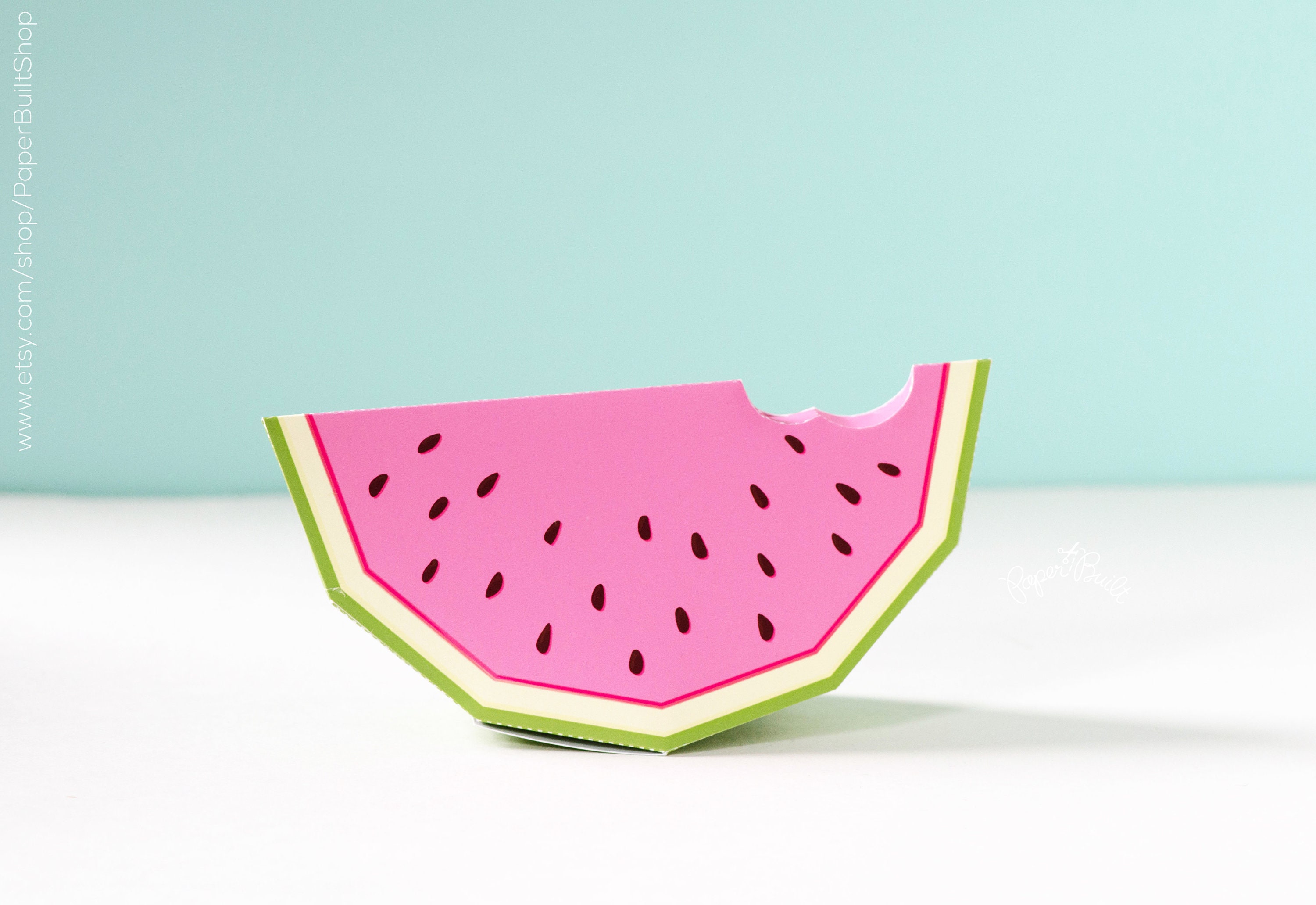 Watermelon Favor Box Watermelon Party One in a Melon Party | Etsy